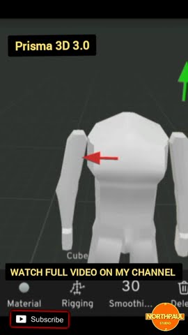 HOW TO MODEL & ANIMATE A 3D MALE CHARACTER USING PRISMA 3D 3.0 BETA VERSION #android # ...