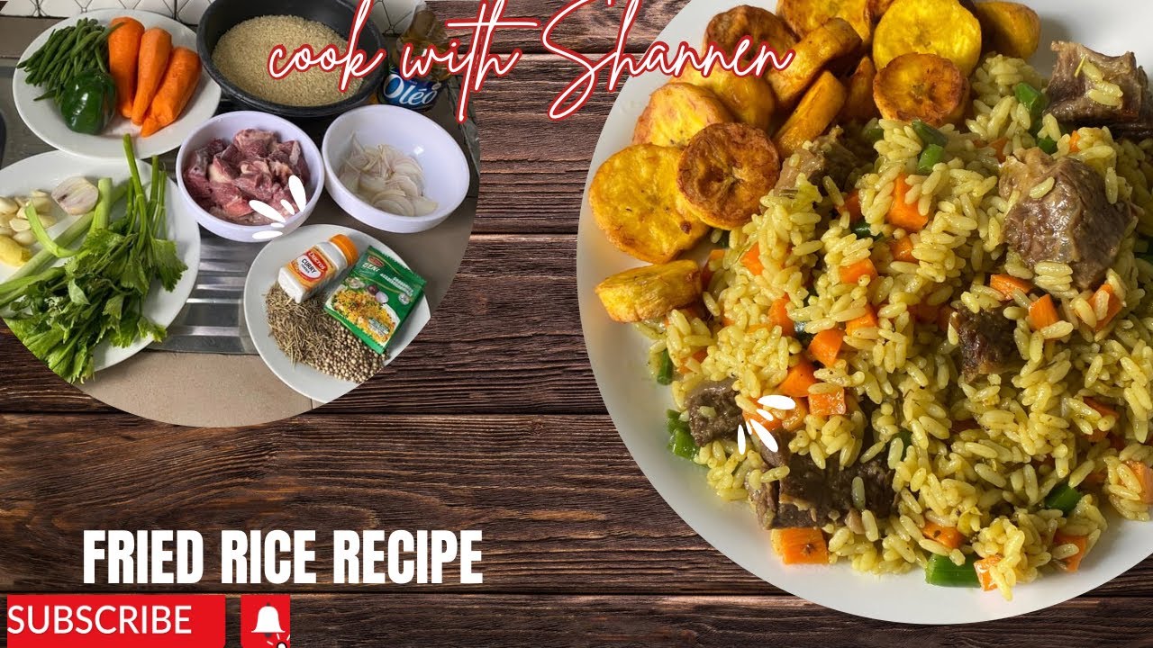 Delicious Fried Rice Recipe| Cameroonian recipes - YouTube