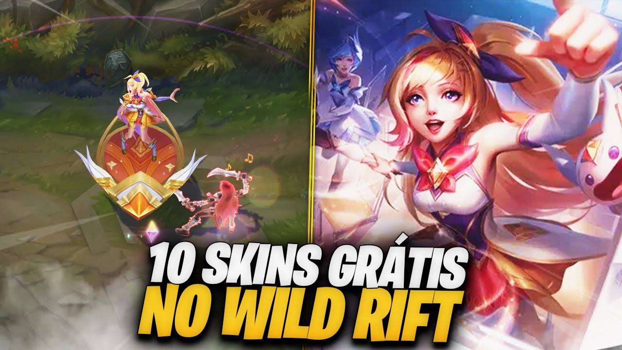 POLÊMICA! 10 Skins GRÁTIS Essa Semana no WILD RIFT! - YouTube