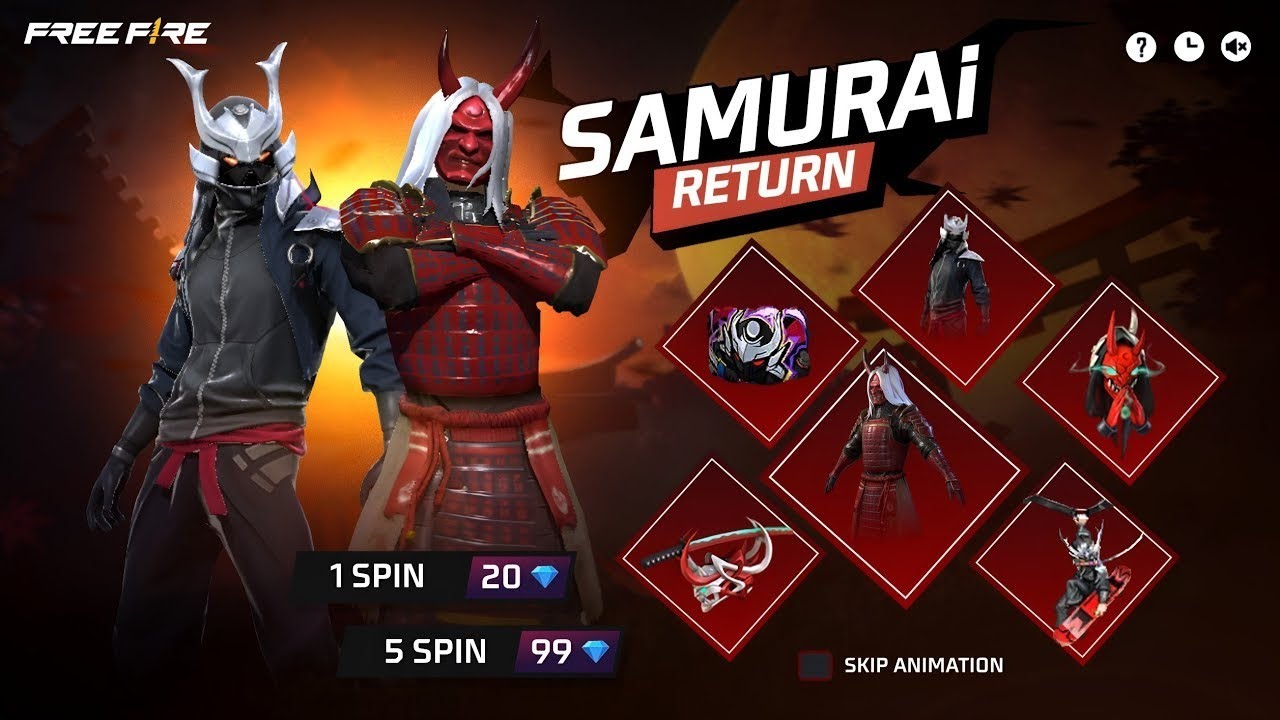 Zombie Samurai Bundle Return 🙀 Free Fire Zombie Samurai Bundle Return ...
