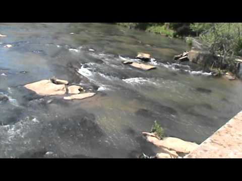 Saluda River at Ware Shoals S C - YouTube