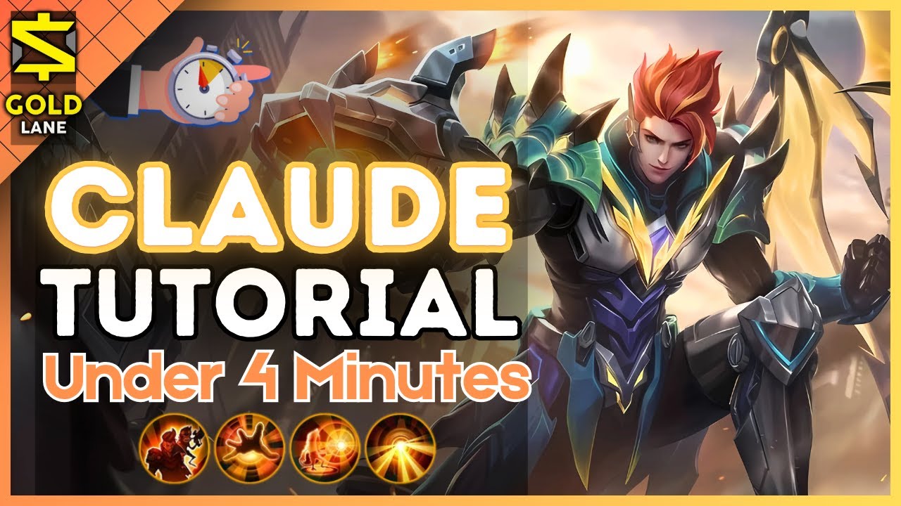 4-Minute Claude Tutorial in the Gold Lane || (MLBB S36) 2025 - YouTube