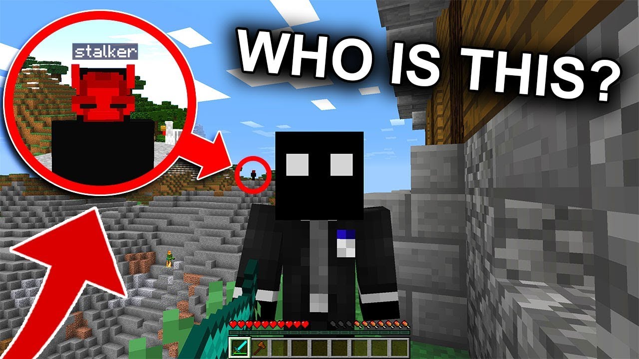Someone Has Been Stalking Me In Minecraft Scary Youtube