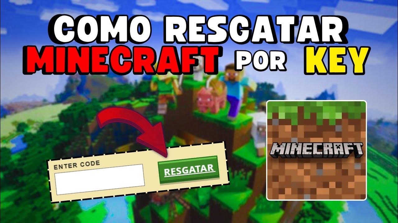 Como Resgatar Minecraft Java E Bedrock Edition Por CÓdigo Pc E