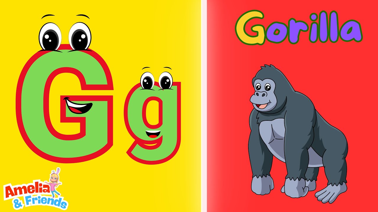 Letter G Song | Letter G with Words | Nursery Rhymes, Kids Songs - YouTube