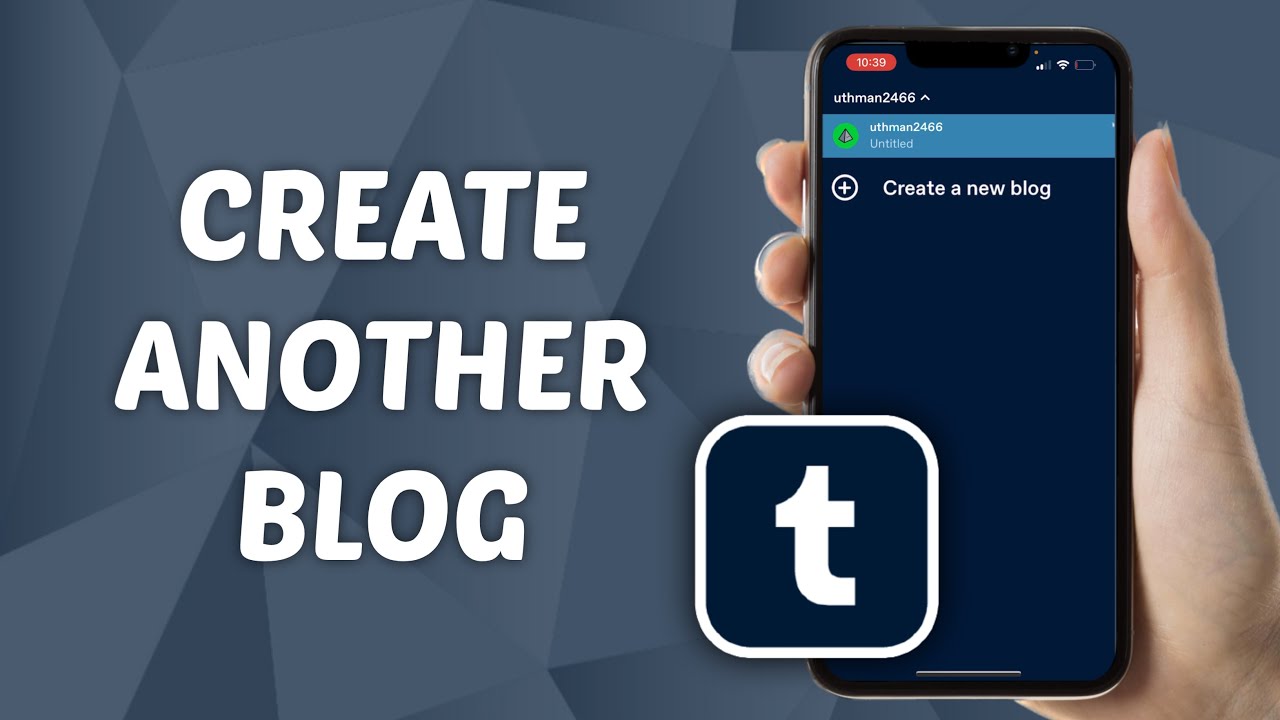 How to Create Another Blog in Tumblr - YouTube
