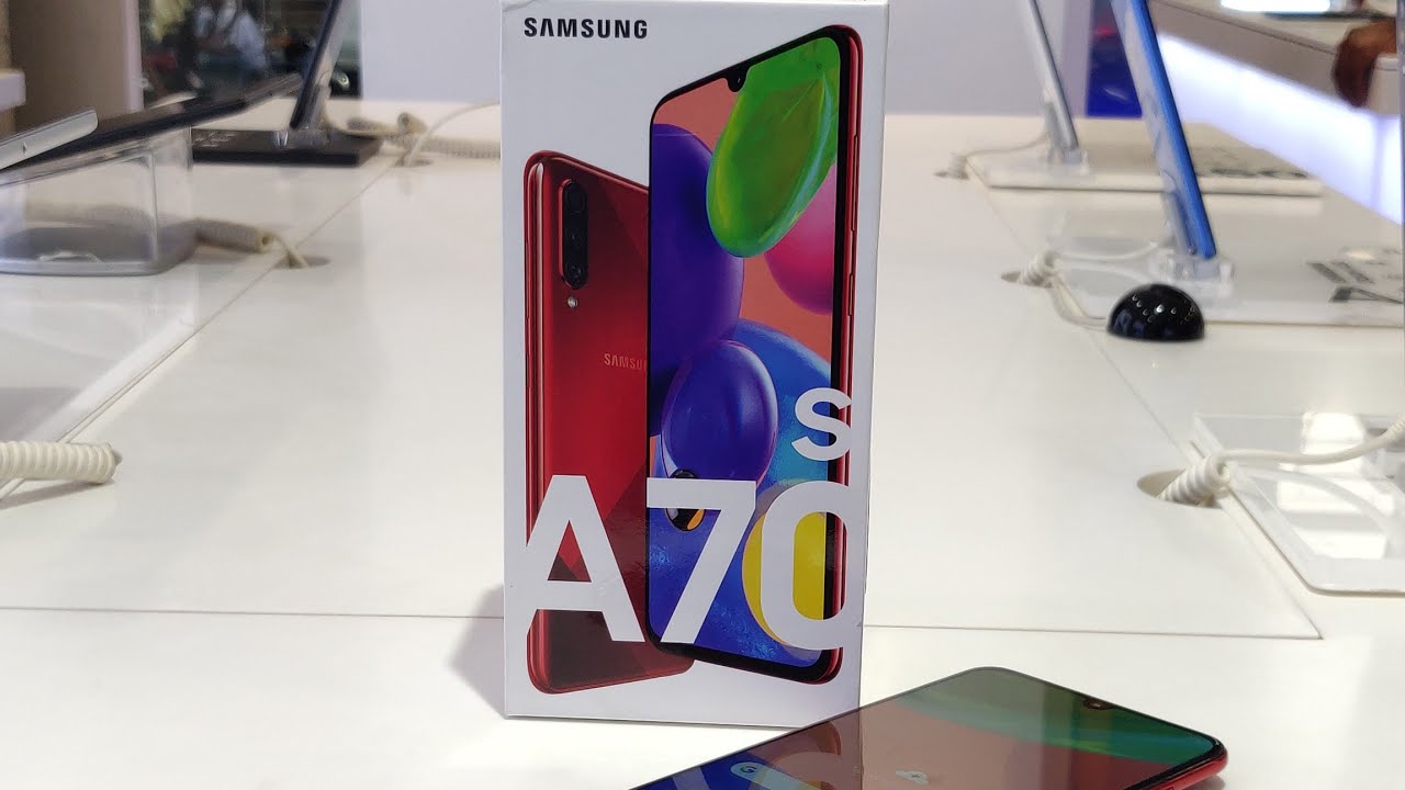 Samsung A70s Unboxing | A70s Red Colour | A70s vs A70 | A70s Camera ...