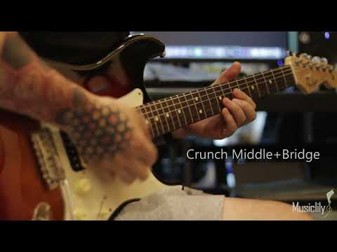 Crunch Demo: Musiclily Pro HSS Prewired ST Pickguard with Artec Alnico 5 Pickups
