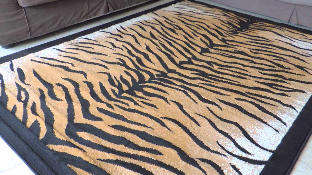 Tapijt met motief zebra of zebraprint - YouTube