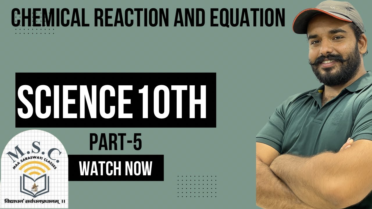 ch-1 chemical reactions & equations types of chemical reaction class-10 ...