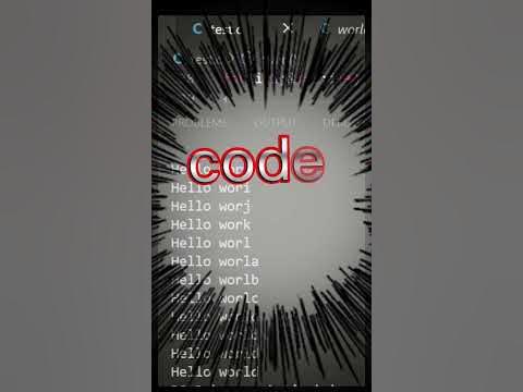 when writing "hello world" isn't cool anymore - YouTube