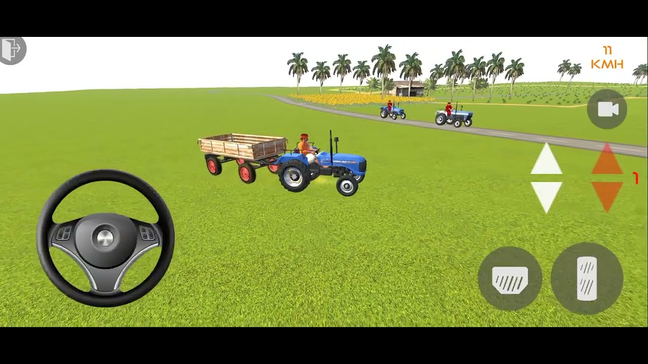 ट्रैक्टर विलेज😈tractor wala chhota tractor wala cartoon,tractor wala ...