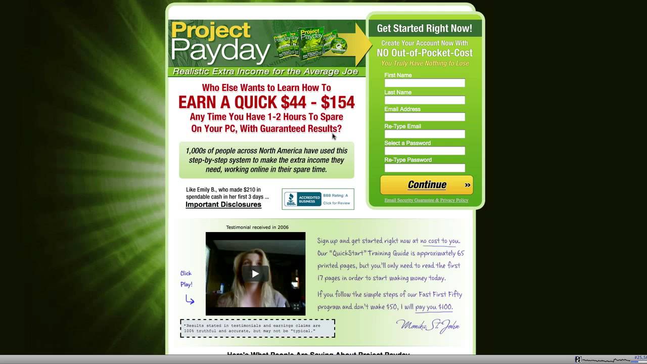 Project Payday | Español | Gana Dinero Facil - YouTube