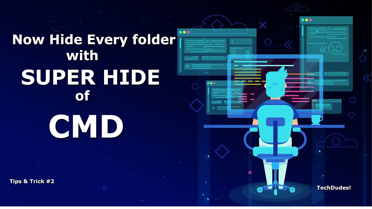 🔴 Super Hide Concept In Command Prompt | Tips&Tricks #2 | TechDudes ...