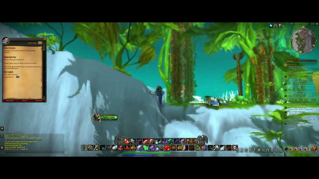 World of Warcraft: Spelunking - Quest ID 25812 (Gameplay/Walkthrough ...