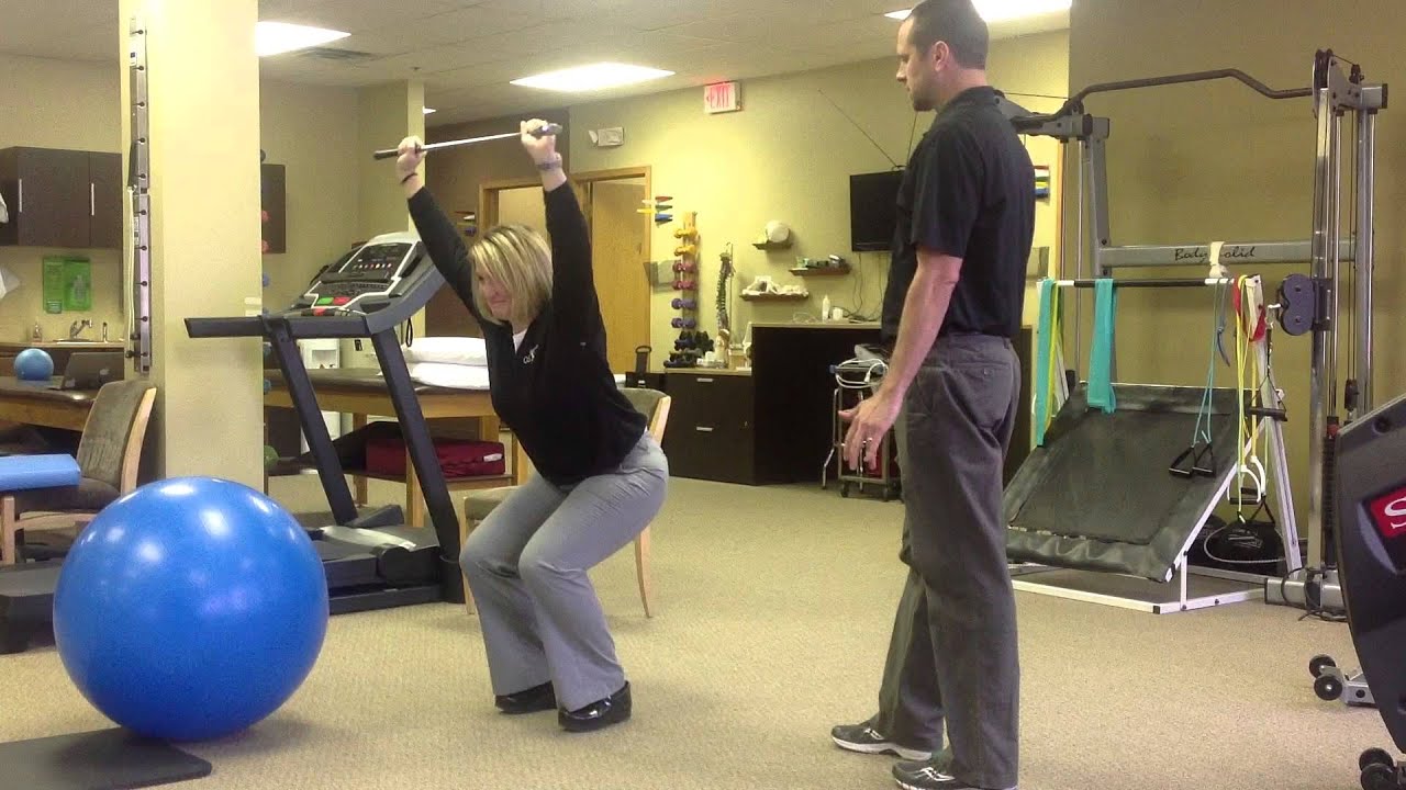 Overhead Deep Squat - OSI Physical Therapy - YouTube