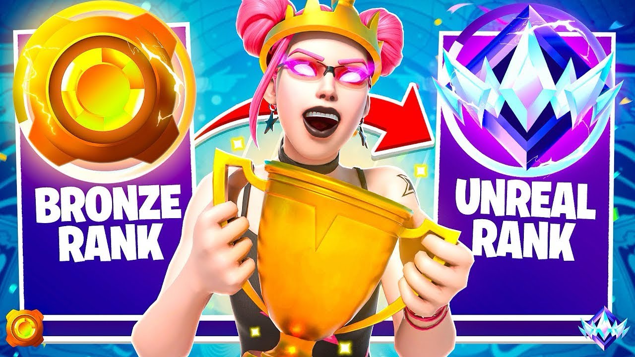 Reaching Fortnite Rank: Unreal! (PT.1) FIRST VIDEOOO!!! - YouTube