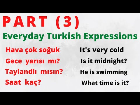 Everyday Turkish Expressions - Part 3 - Improve your Turkish | Language ...
