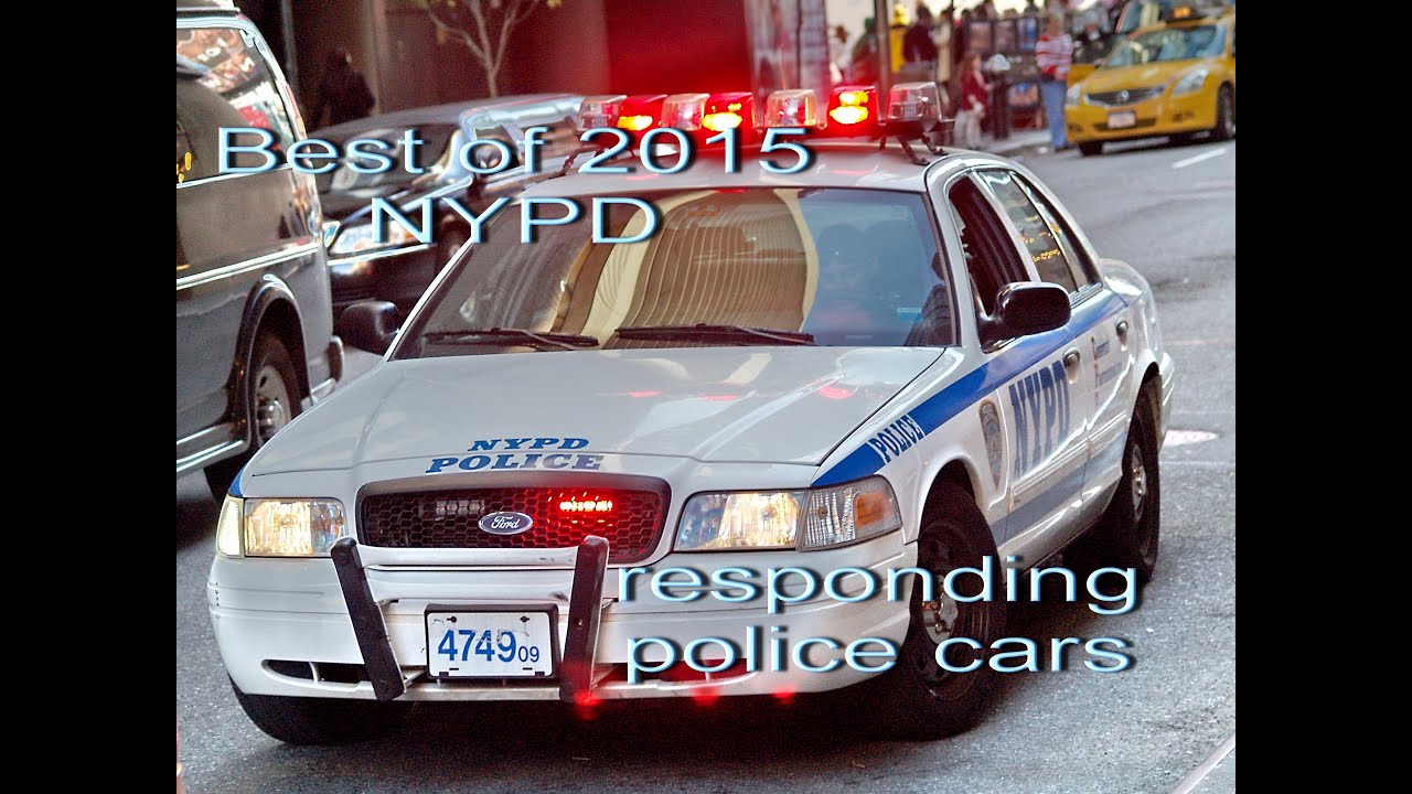 Best of 2015 NYPD responding policecars on New York streets HD © - YouTube