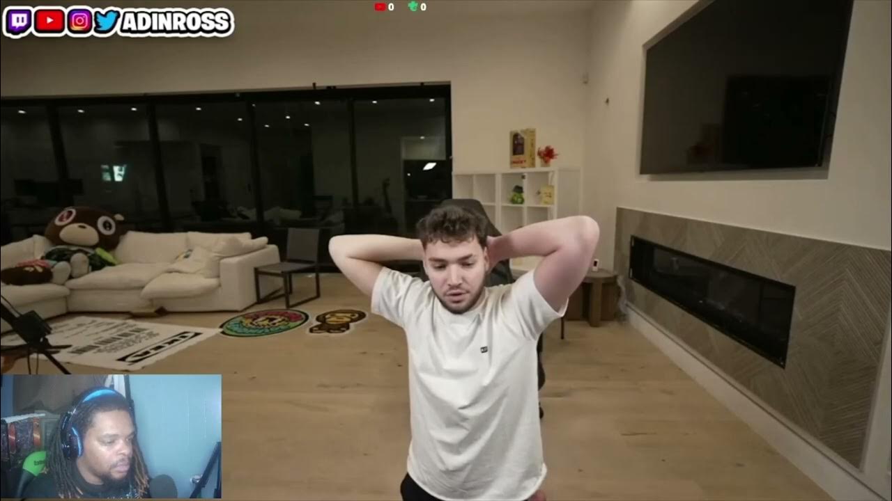 ADIN ROSS SWATTED LIVE - YouTube