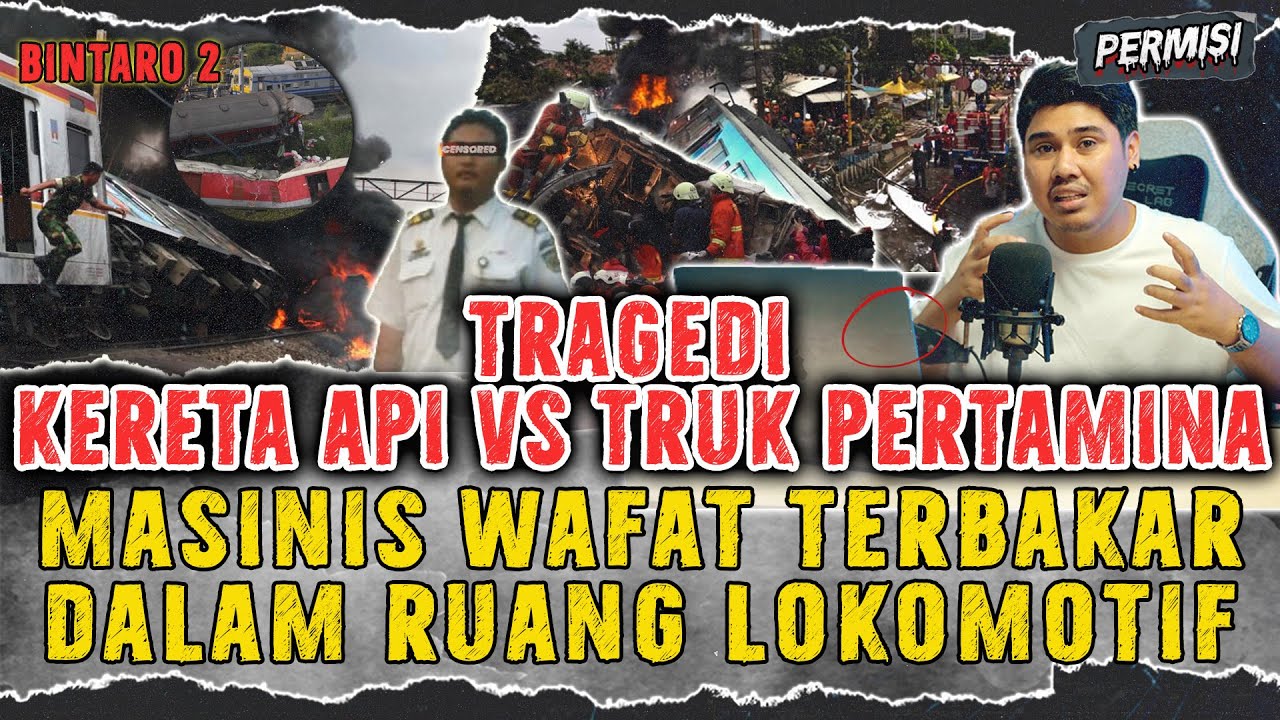 KECEL4KAAN KERETA API MENGERIKAN | BINTARO 2 - YouTube