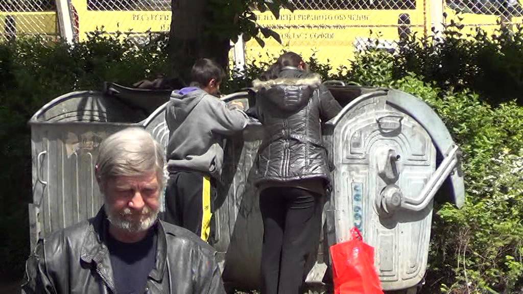 BULGARIA SOFIA Children Eating From Garbage M2U00735 - YouTube
