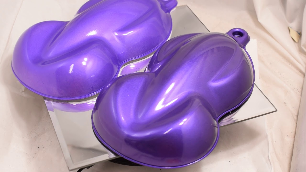 Magic Purple Pearl Mica Pigment Color sample - YouTube