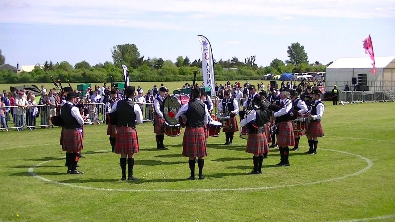 GREATER MANCHESTER FIRE & RESCUE SERVICE PIPE BAND AT THE BRITISH PIPE ...