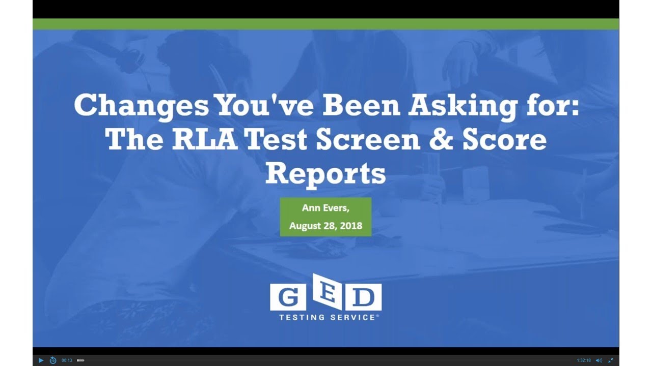 Changes You've Been Asking for: The RLA Test Screen & Score Reports ...