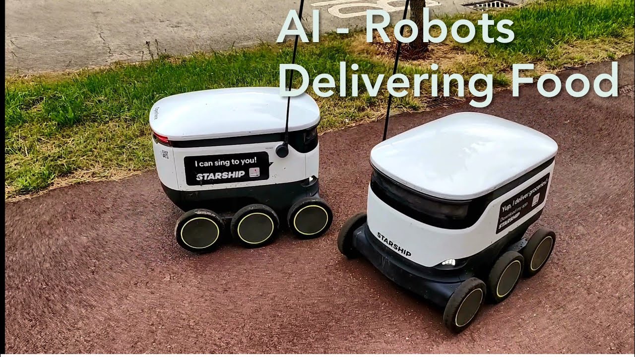 Starship Delivery Robots in Milton Keynes | UK | AI Technology | Food ...