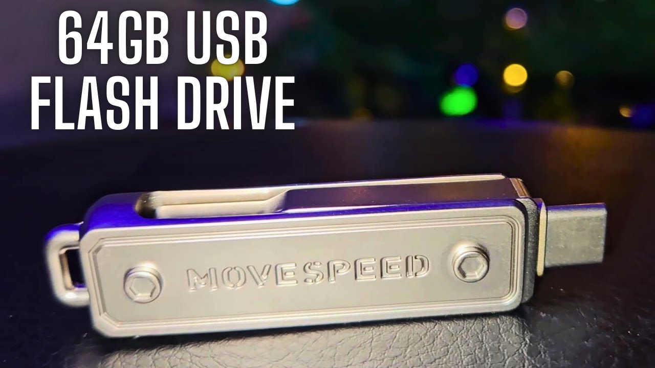 MOVE SPEED LJ 64GB USB Flash Drive - YouTube