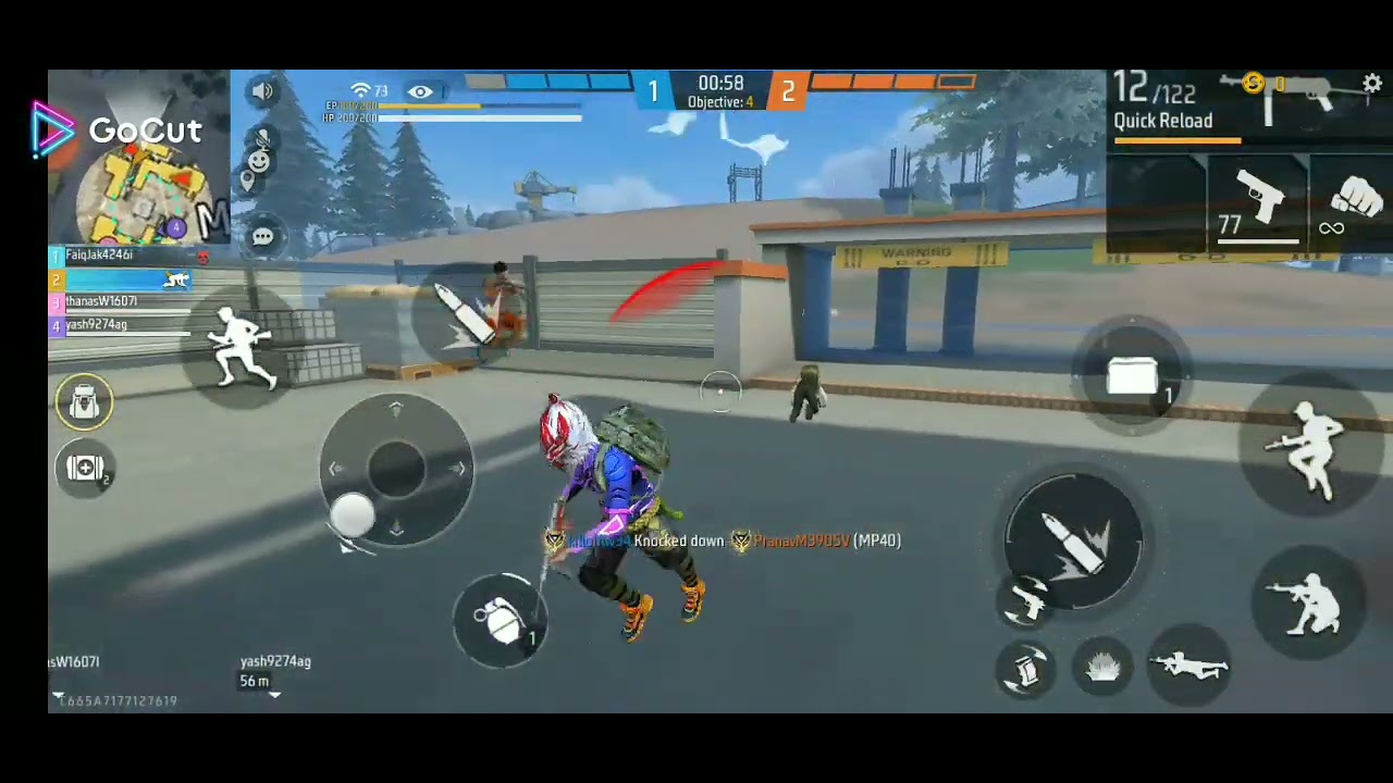 free fire noob player - YouTube