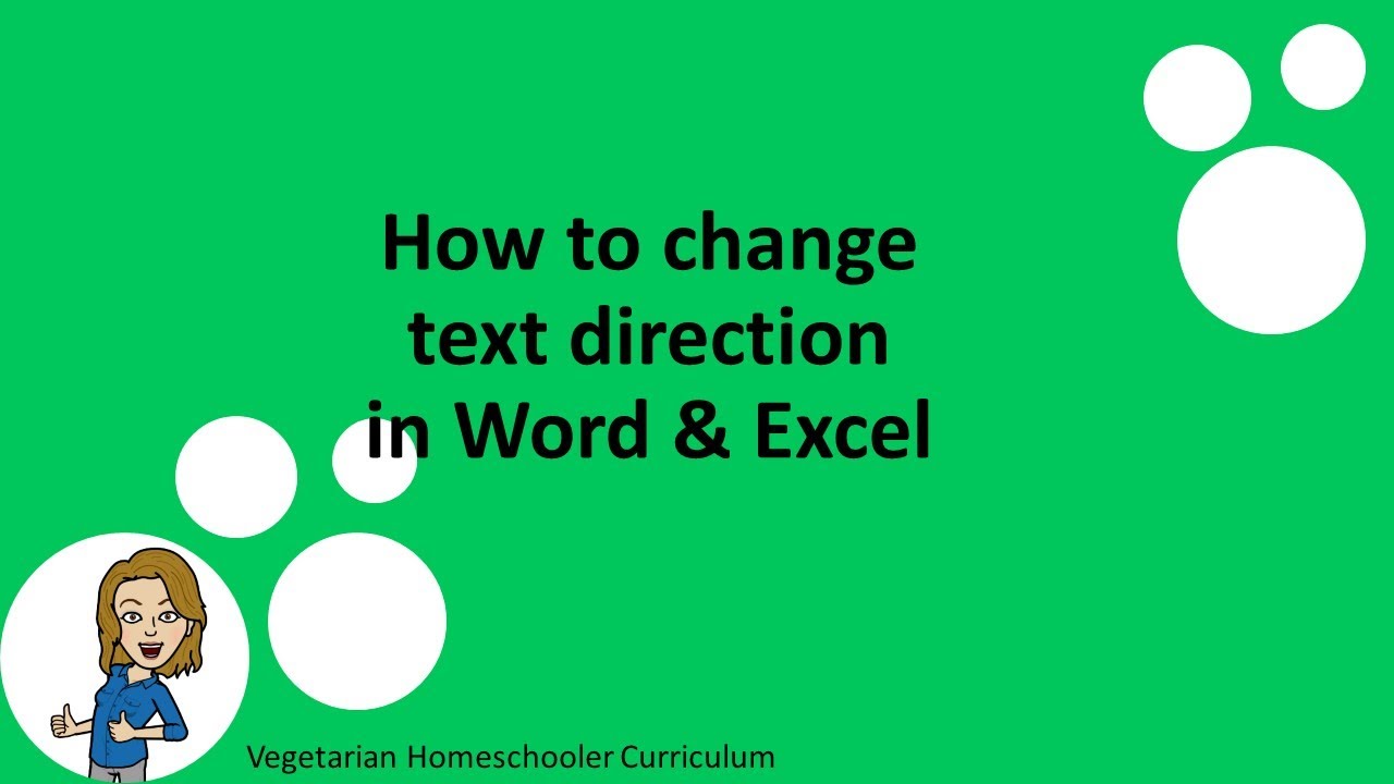 How To Change Text Direction In Word Or Excel YouTube how-to-change-text-direction-in-word-or-excel-youtube