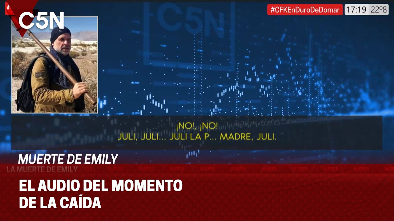 El NUEVO audio del MOMENTO de la CAÍDA de EMILY RODRIGUES: "NO la puedo ...