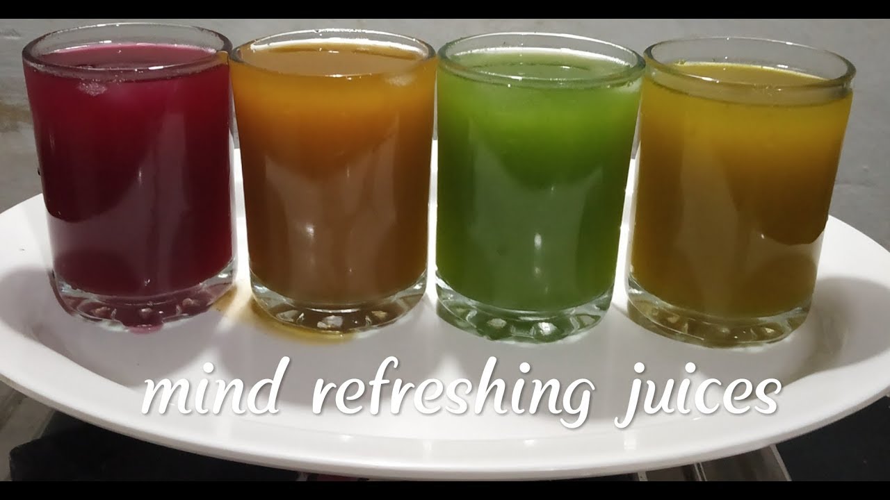 ಬೇಸಿಗೆಗೆ ತಂಪಾದ ಪಾನೀಯಗಳು/Summer special juices / mind refreshing/ - YouTube