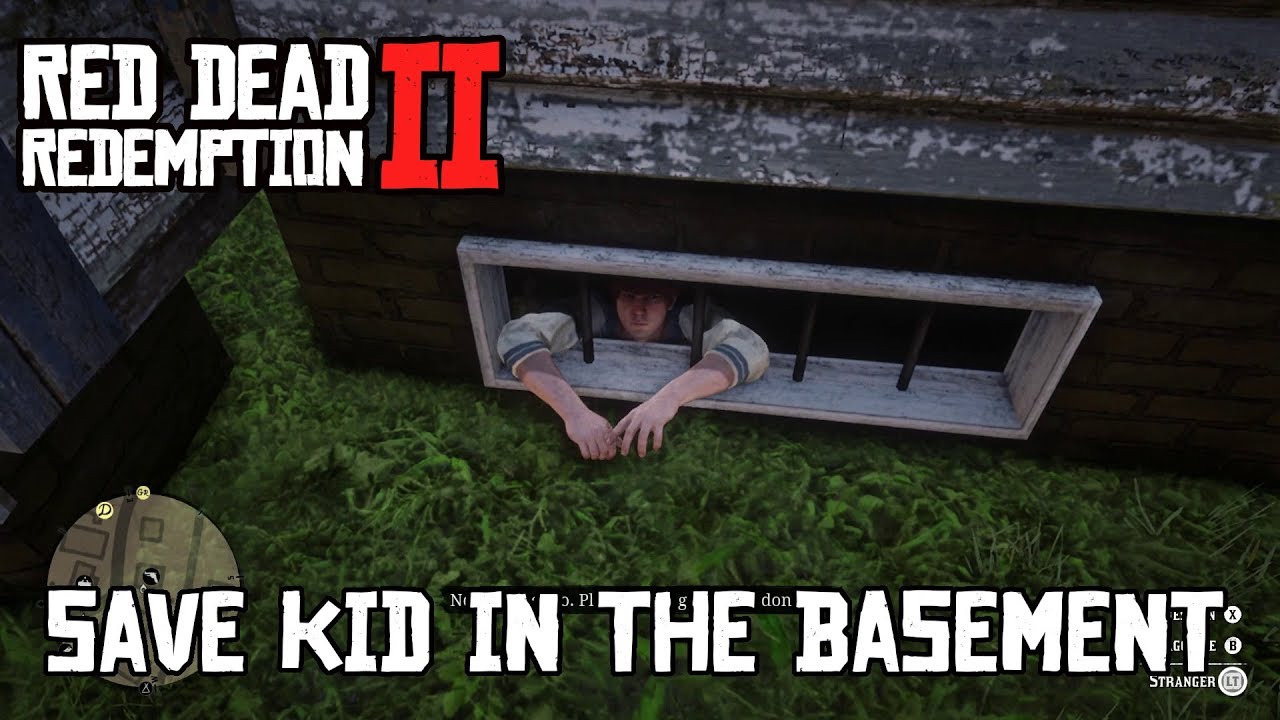 Red Dead Redemption 2 - Save the Kid in the Basement - YouTube