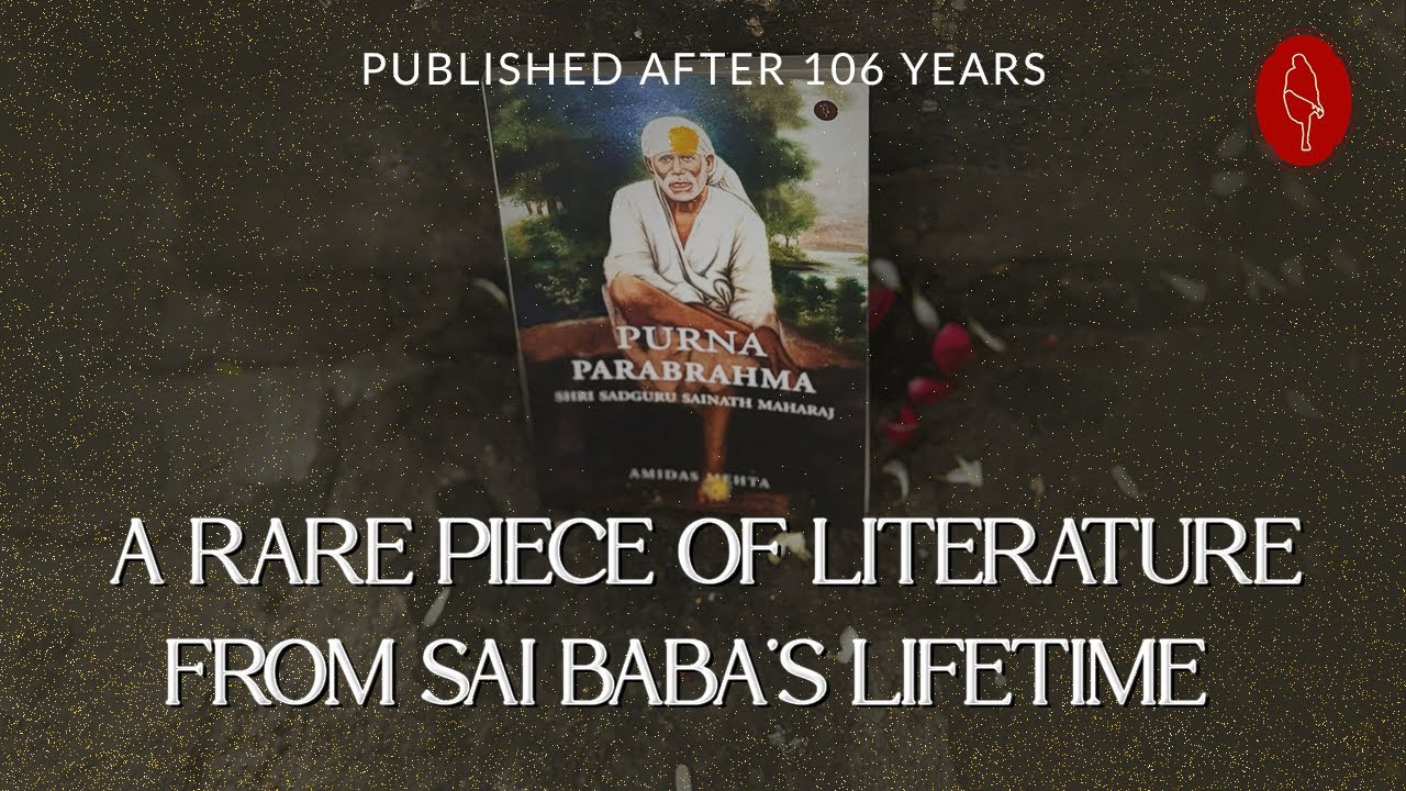 A Rare Piece of Literature From Sai Baba's Life Time | Published after ...