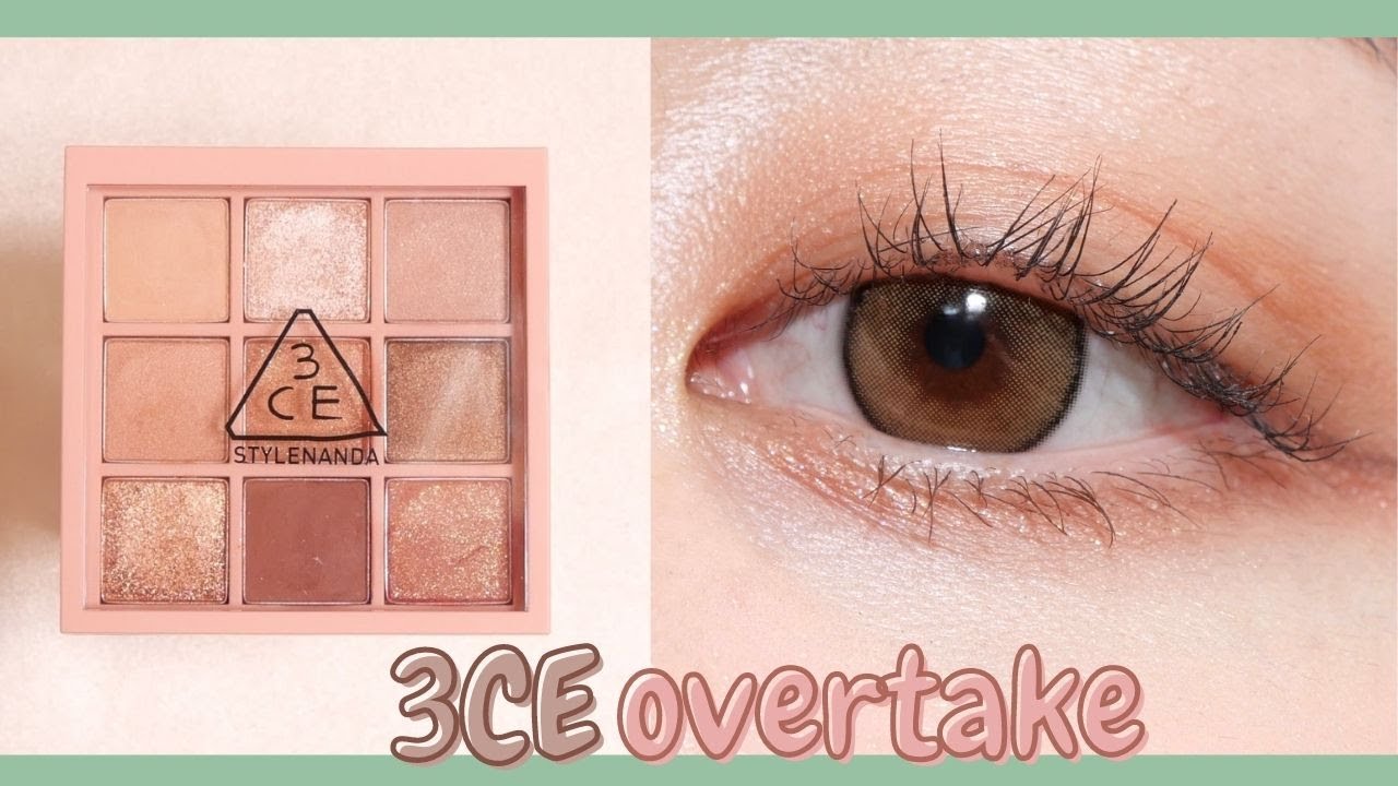 3CE マルチアイカラーパレット #OVERTAKE でナチュラルメイク - YouTube