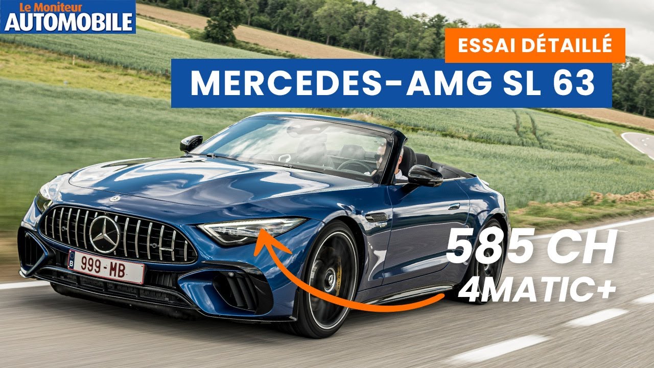 [Essai Détaillé] Mercedes AMG SL 63 - Le Moniteur Automobile - YouTube