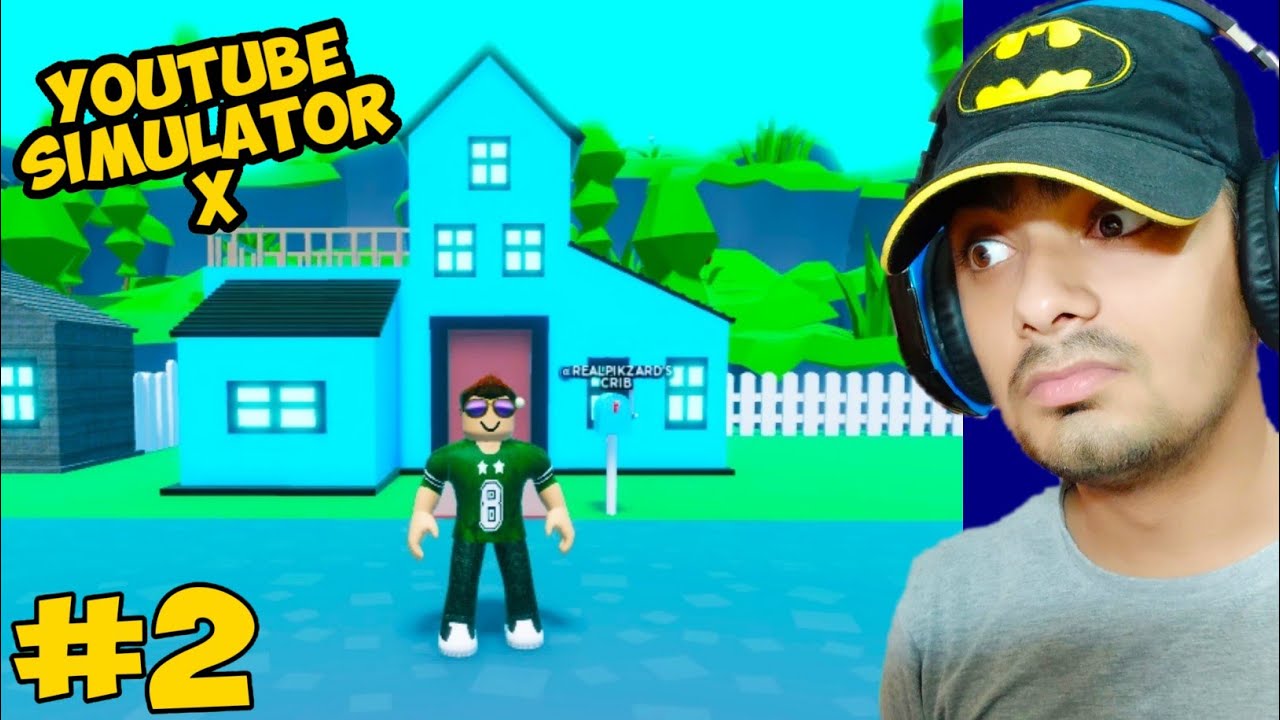 *NEW HOUSE* YOUTUBE SIMULATOR X ROBLOX HINDI #2 - YouTube