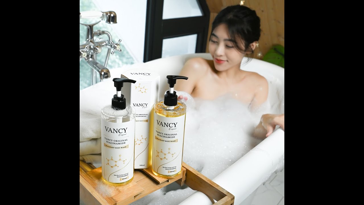 Combo Sữa Dưỡng Thể, Sữa Tắm Trắng Da Niacinamide Hương Nước Hoa 500ml, VANCY - YouTube