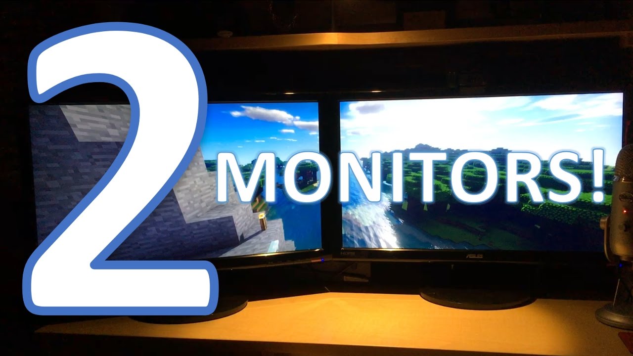My Dual-Monitor Gaming Setup! - YouTube