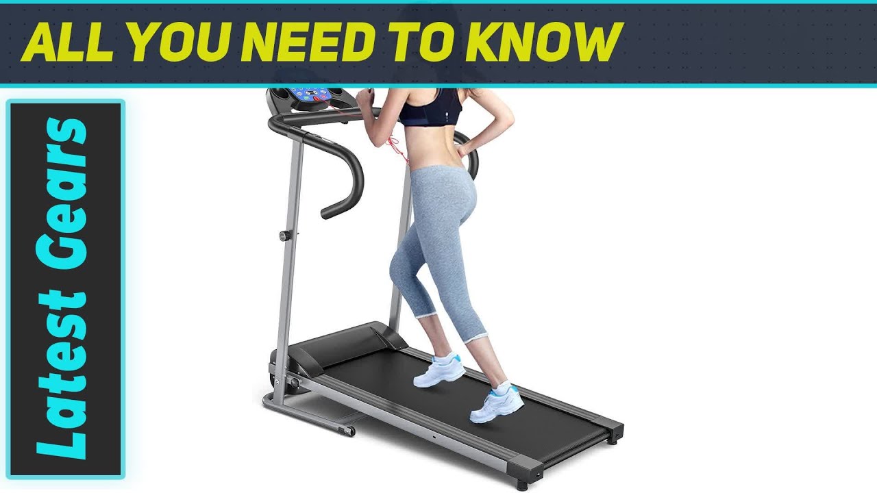GYMAX Folding Treadmill Review: Compact Cardio Powerhouse! - YouTube