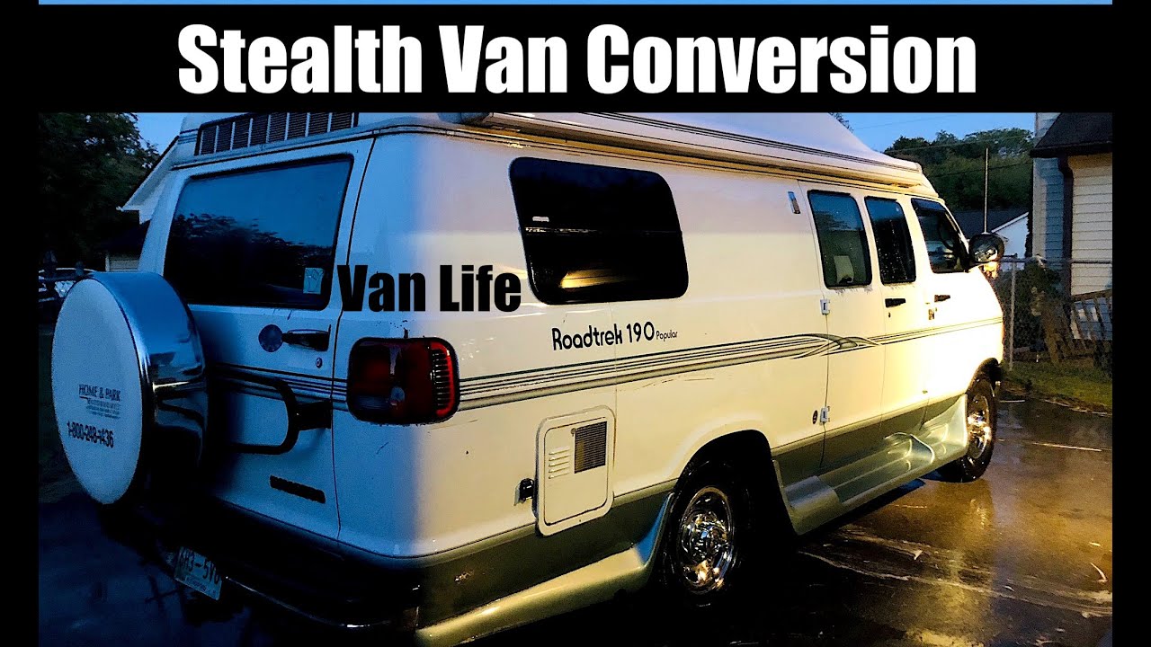 Stealth Van Camper Conversion - Roadtrek - Van Life - Solo - YouTube