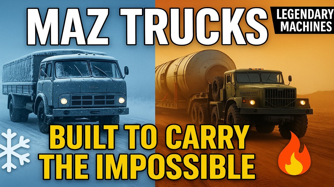 MAZ Trucks: The Soviet Giants Built to Survive the Impossible 🚛🔥 - YouTube