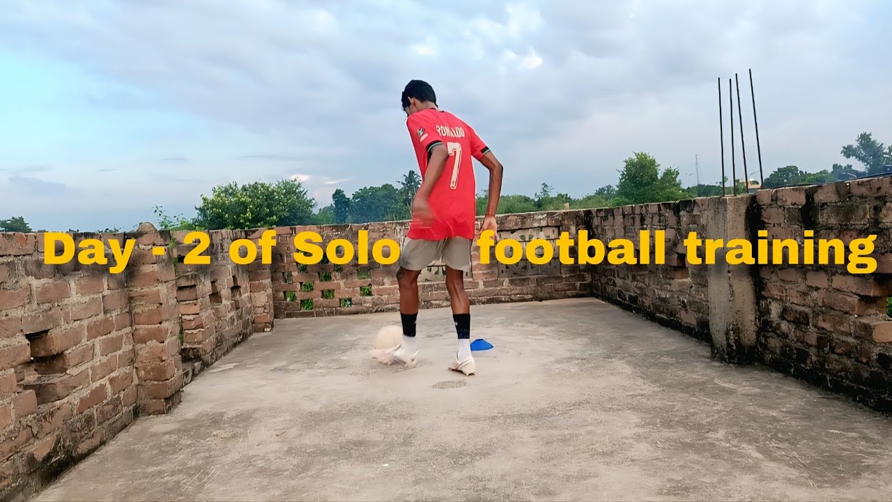 Day - 2 of Solo football training session - YouTube