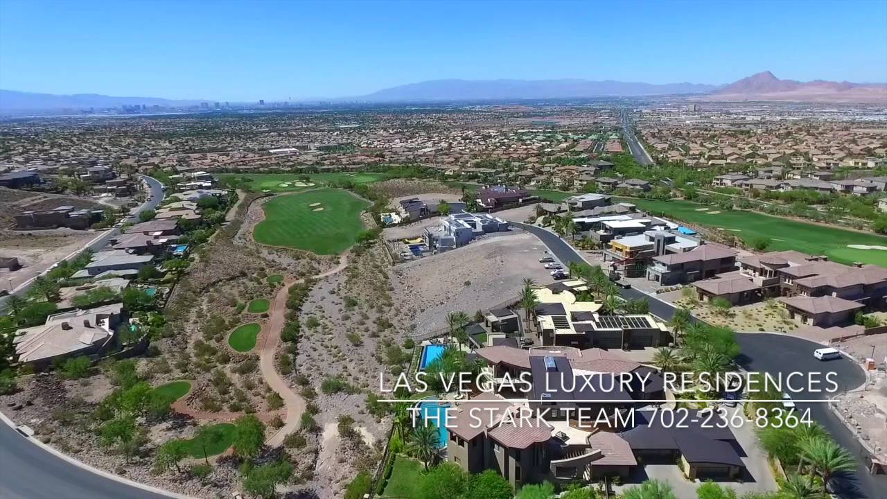 Macdonald Highlands in Henderson - Aerial Drone Tour. A Henderson NV ...