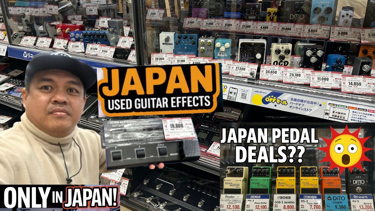“Used Guitar Effects in Japan That Will Blow Your Mind 💥🎸” - YouTube