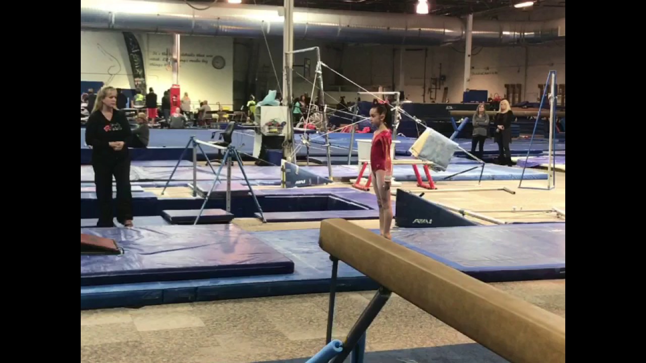11 year old LEVEL 9/HOPES ELITE gymnast Maddie Larson BARS - YouTube