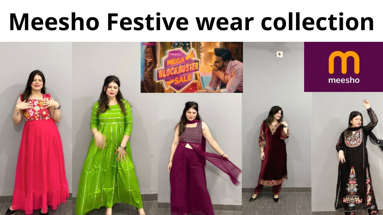 Festive wear Meesho Anarkali and Kurta sets under 1200 💝|Meesho ...